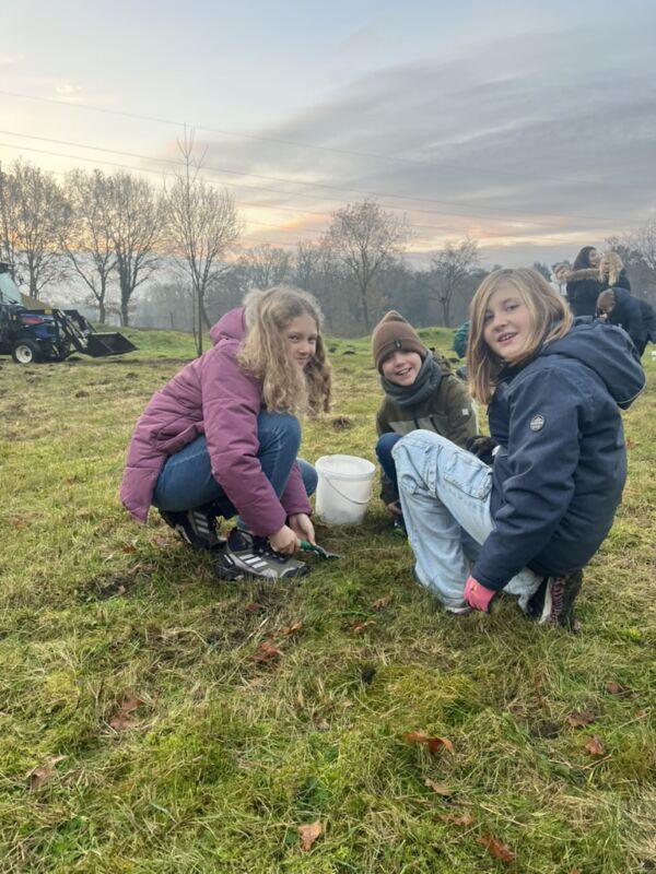 Klima-Aktion der 5. Klassen: Kreimers spendet – Fünfer pflanzen – AJG